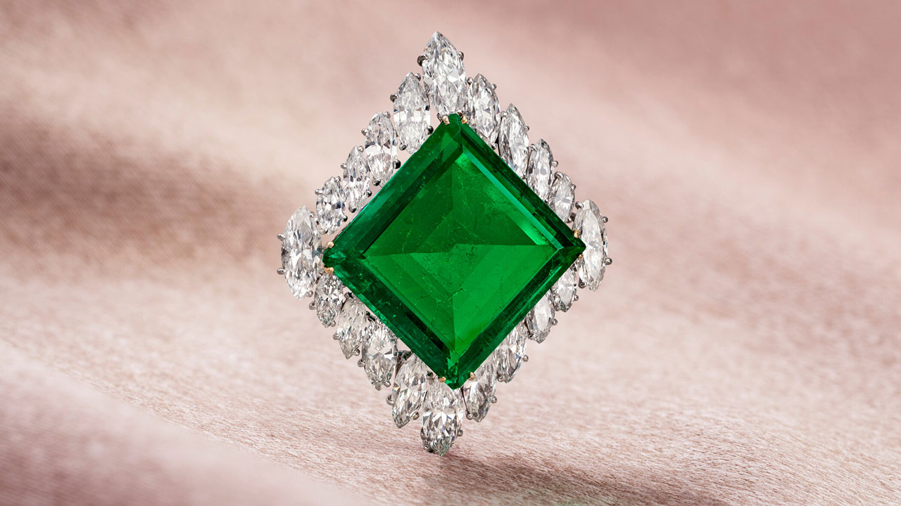 Aga Khan Emerald Smashes Estimate at Christie’s – Kris Diamonds